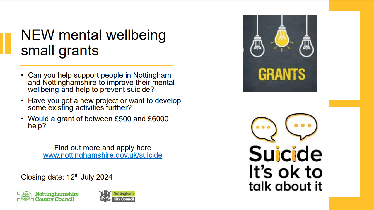 New Community Funding Now Available In Nottingham And Nottinghamshire
